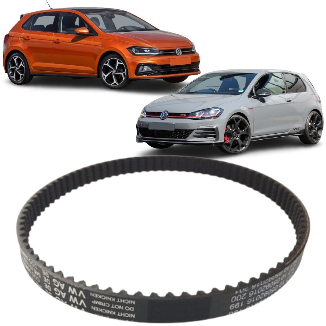 Correia Volkswagen Original Golf Polo Gol Saveiro Msi Tsi - Marques ...