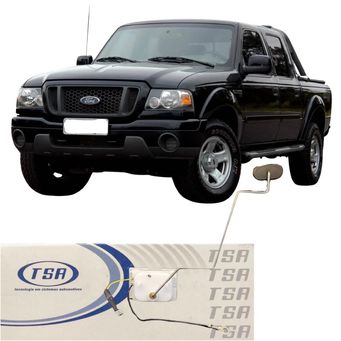 Sensor Nível De Combustível Tsa Ford Ranger 2.5 2.8 Diesel - Marques ...